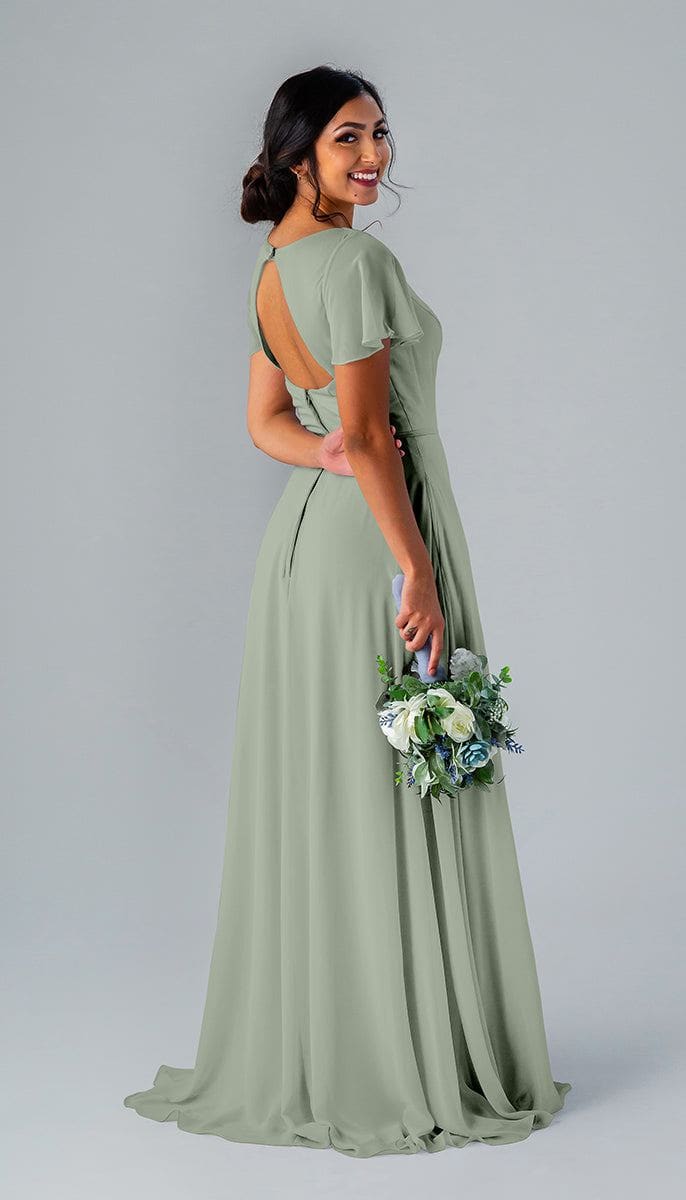Katie Chiffon Bridesmaid Dress | Kennedy Blue