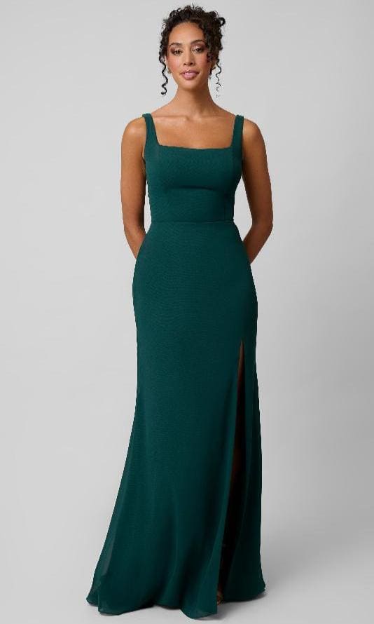 Modest Bridesmaid Dress | Kennedy Blue Luca Platinum