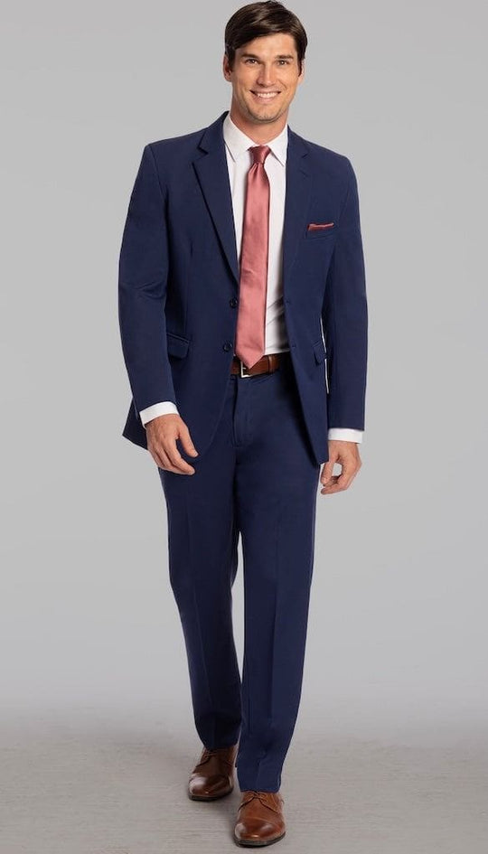 Mens Striped Ties | Kennedy Blue