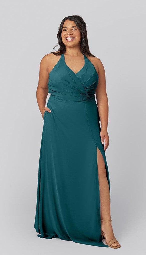 Uma Chiffon Bridesmaid Dress | Kennedy Blue