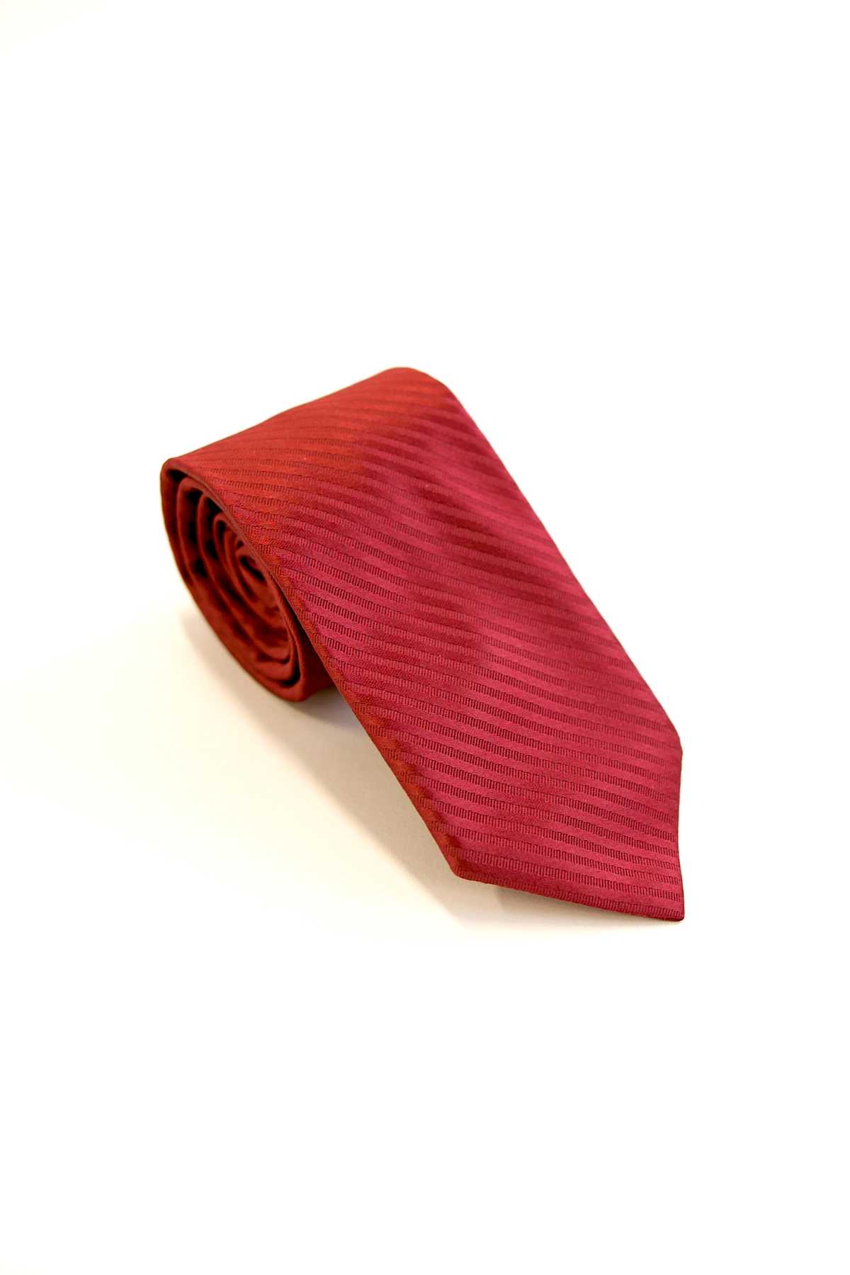 Mens Striped Ties | Kennedy Blue - Maroon - Kennedy Blue