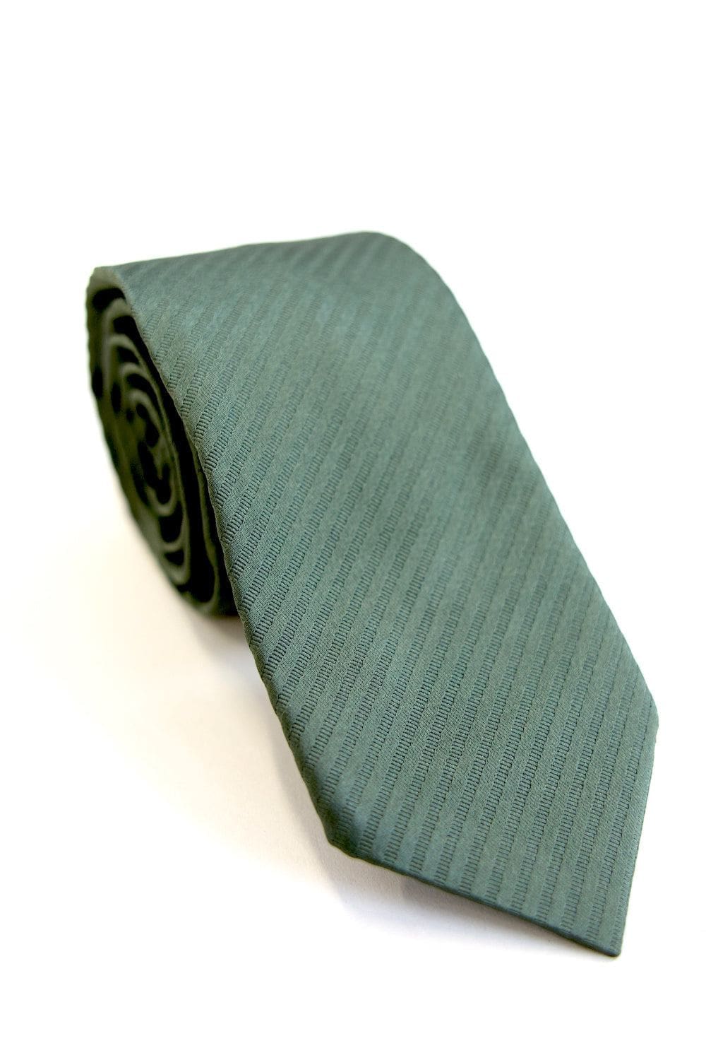 Mens Striped Ties | Kennedy Blue - Olive Green - Kennedy Blue
