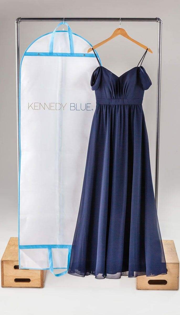 Faith Short Chiffon Bridesmaid Dress | Kennedy Blue - Kennedy Blue